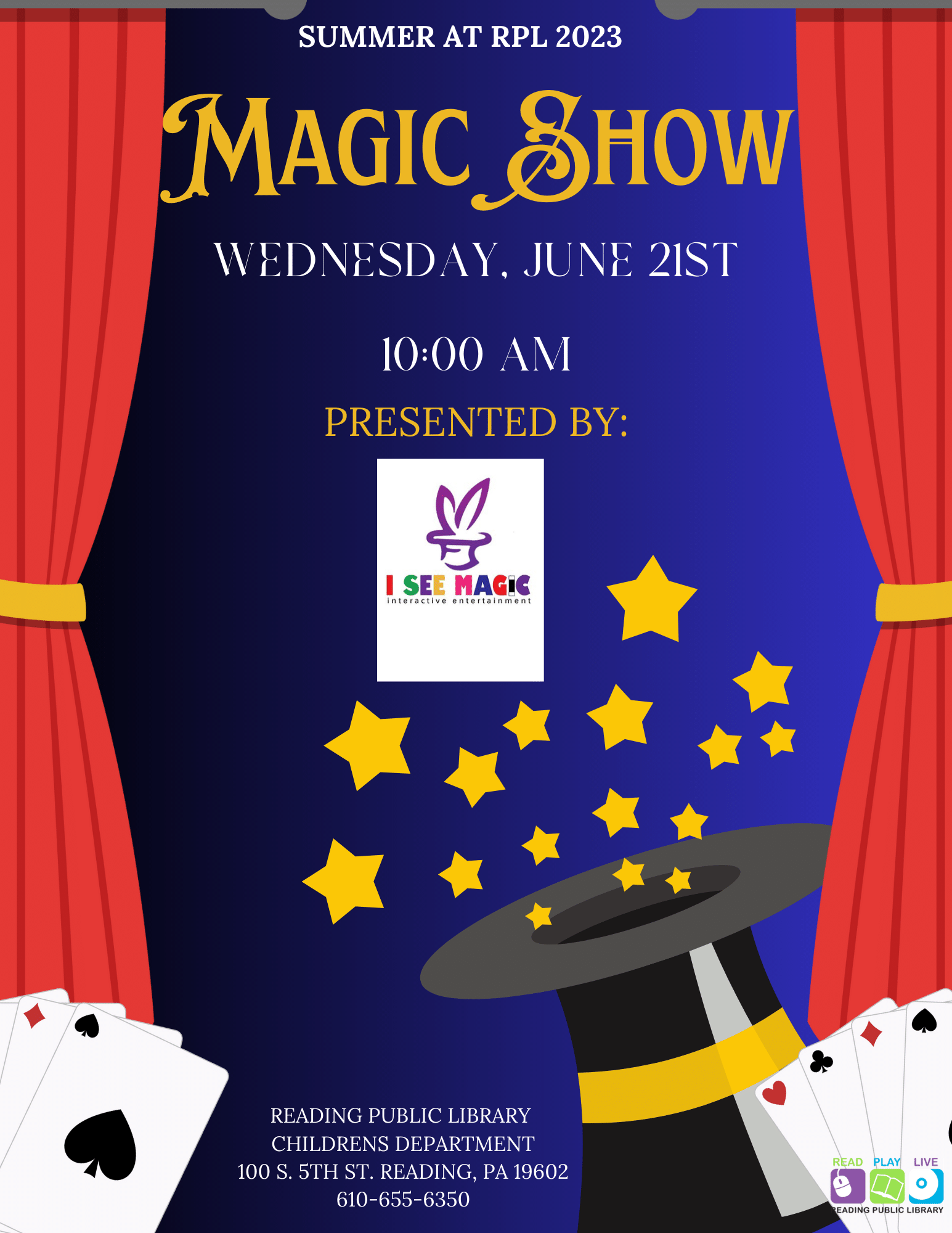 I See Magic Show - Reading Public Library