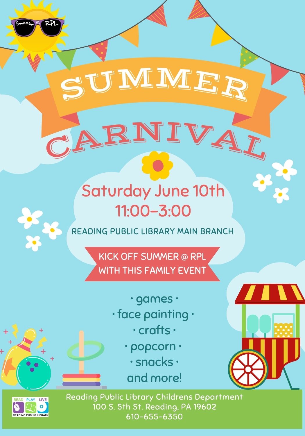 Summer@RPL Kick Off Carnival - Reading Public Library