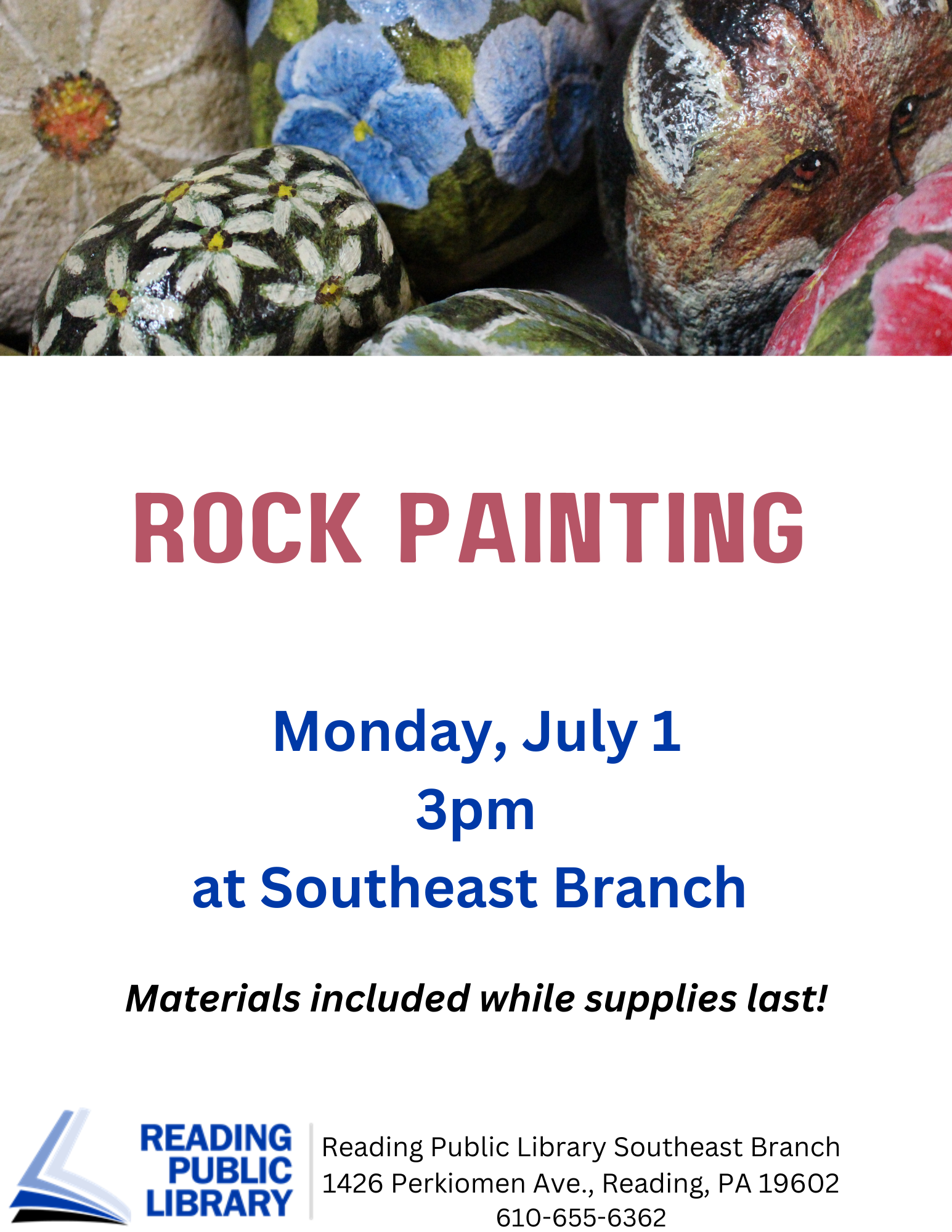 Rock Painting - Reading Public Library