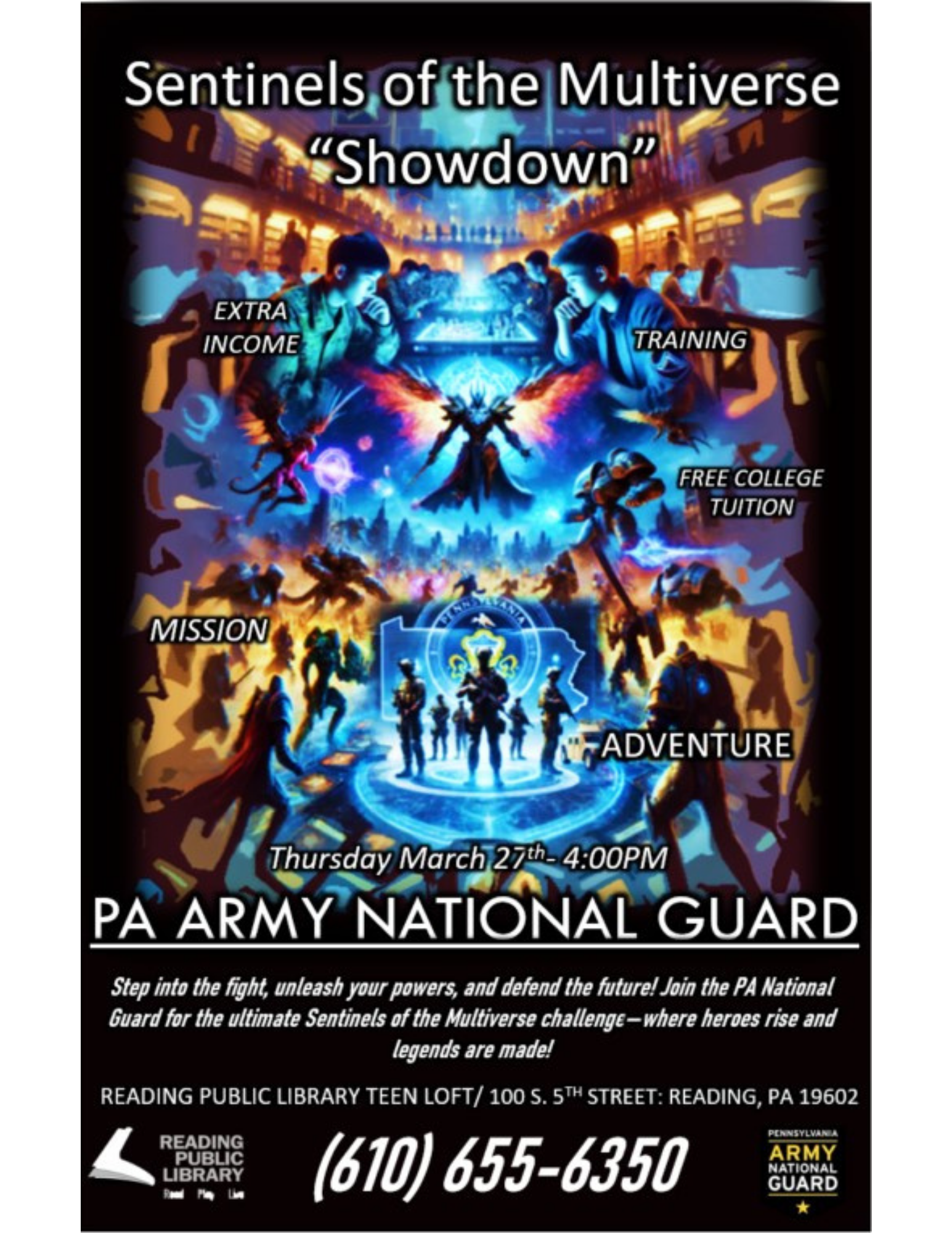 Sentinels of the Multiverse “Showdown” with PA Army National Guard ...