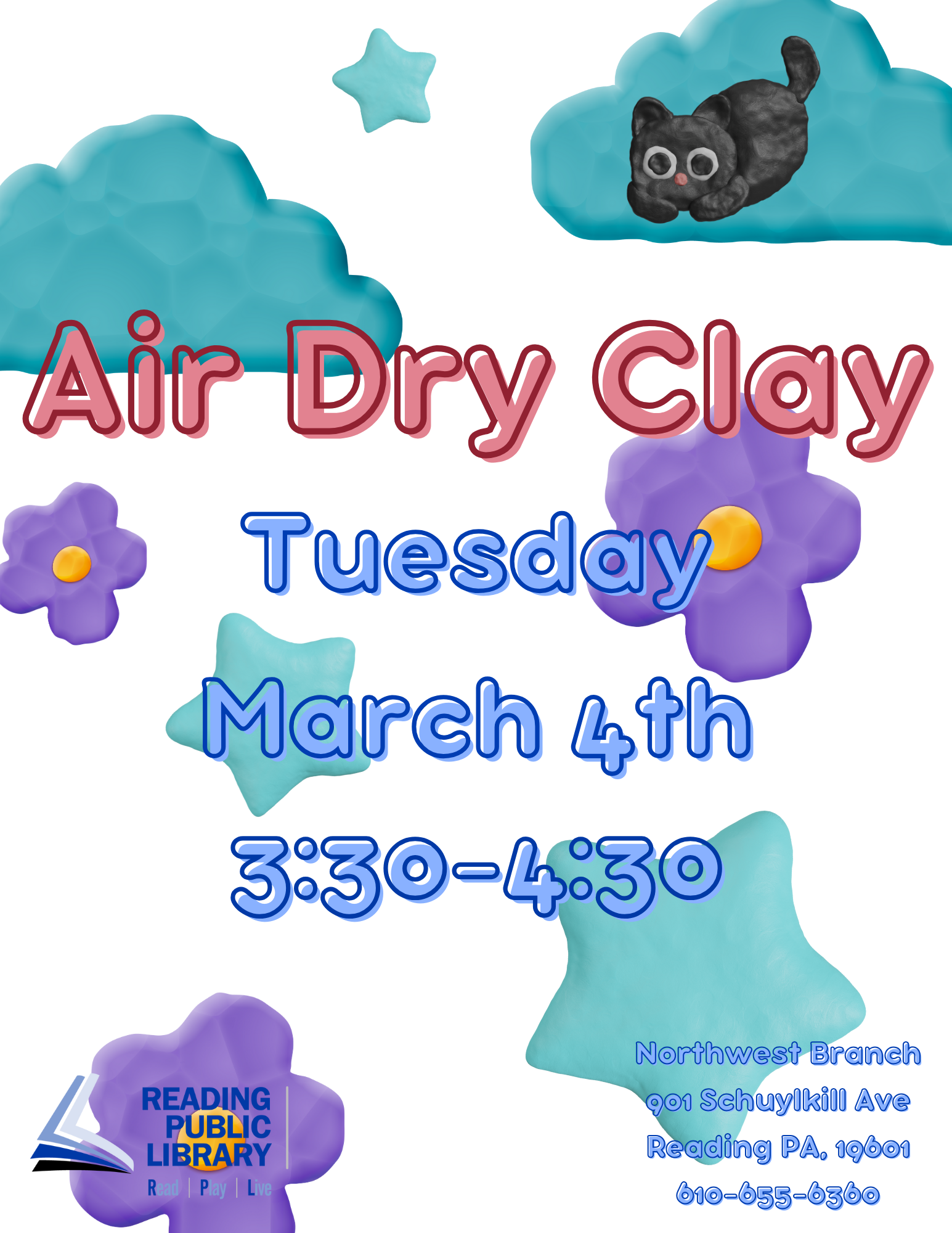 Art Pod: Air Dry Clay - Reading Public Library
