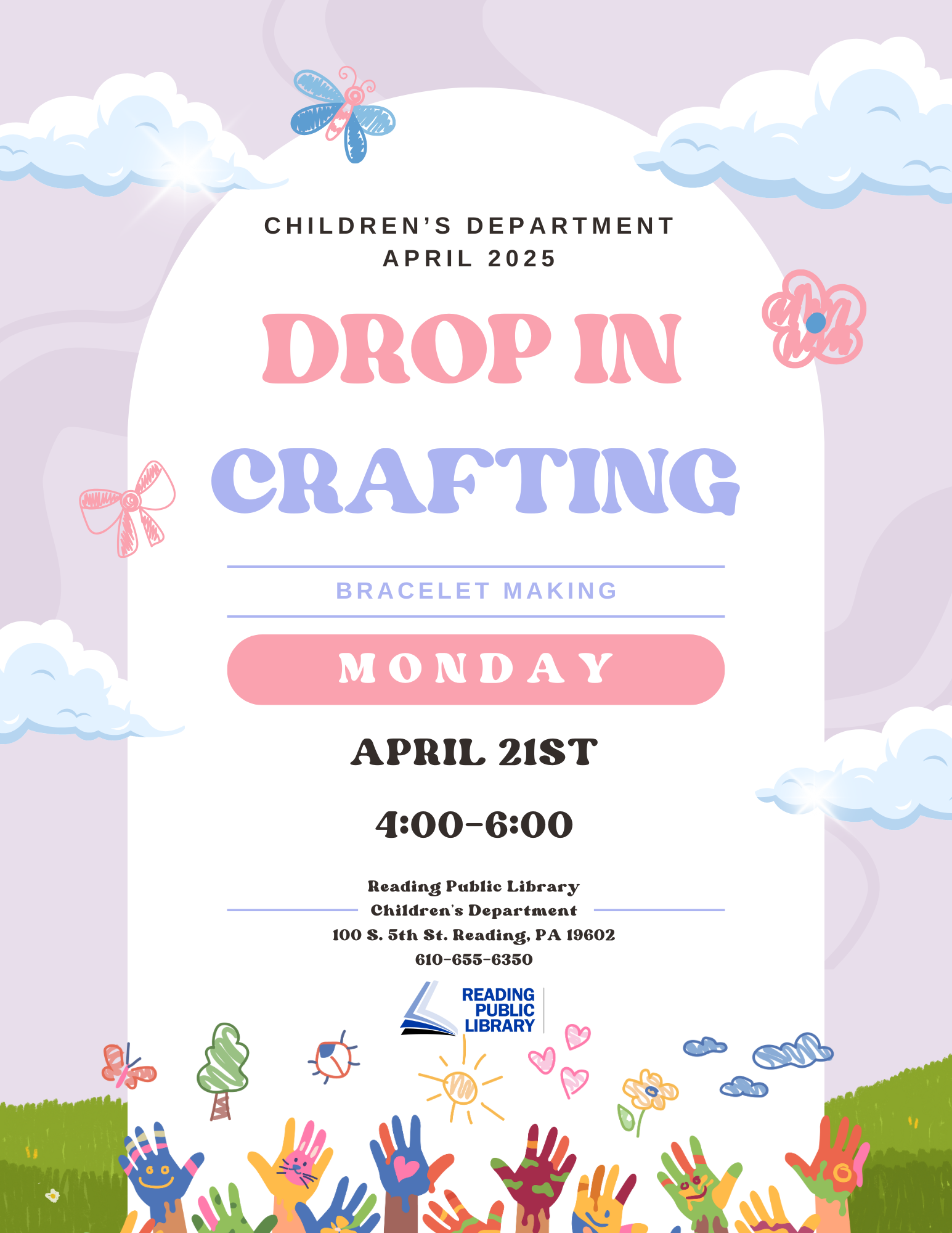 Drop In Crafting - Reading Public Library
