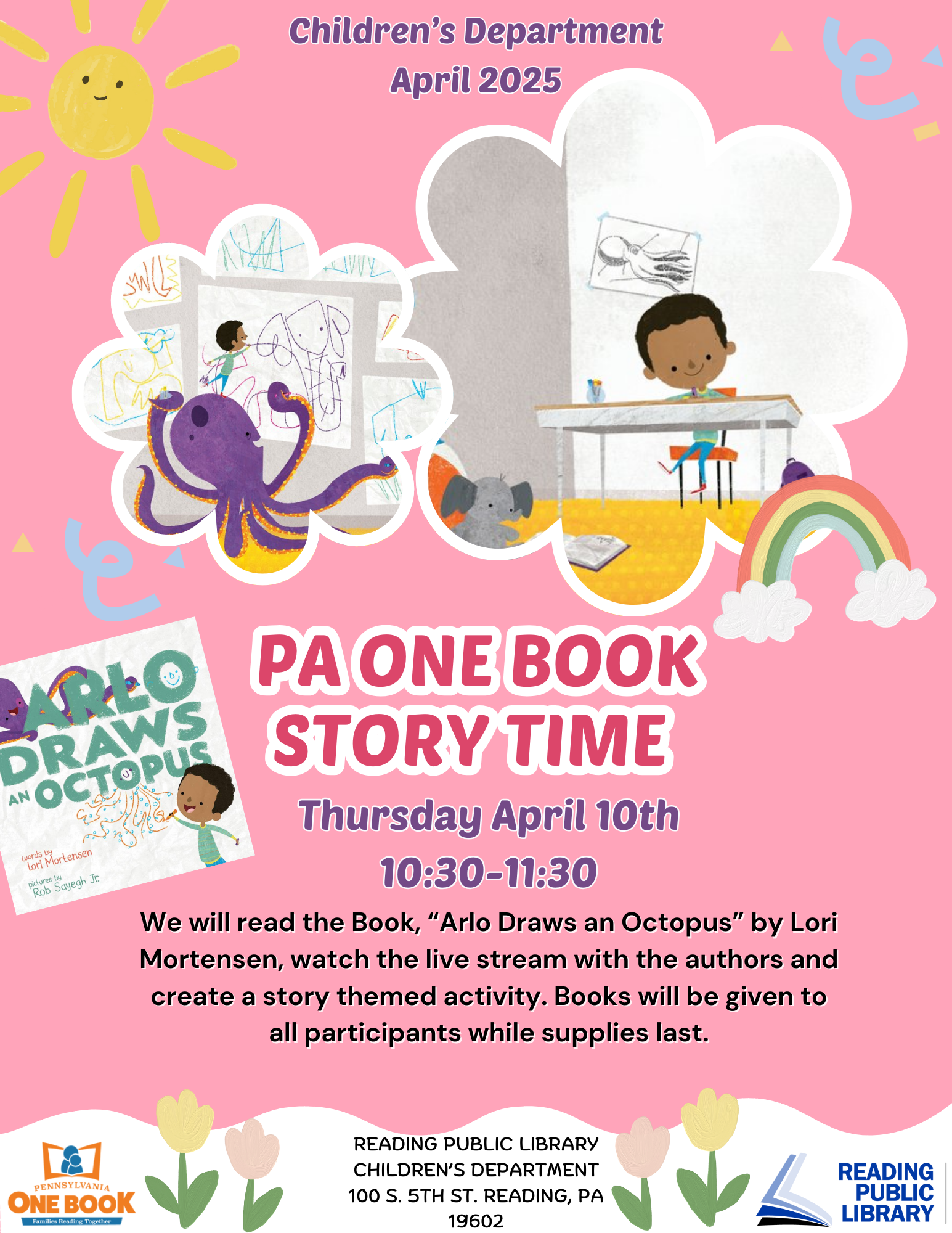 PA One Book Story Time - Reading Public Library