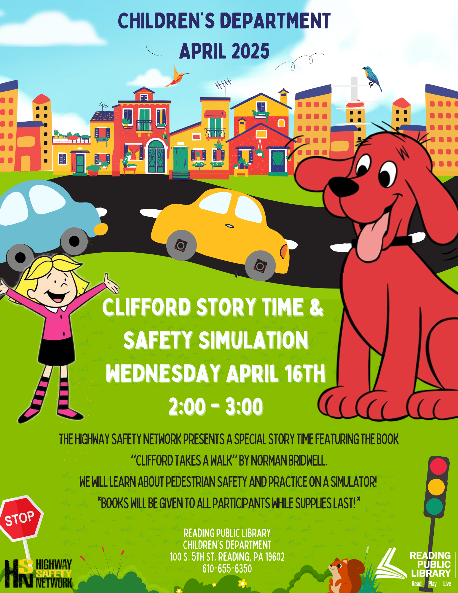 Special Guest Story Time and Simulation - Reading Public Library