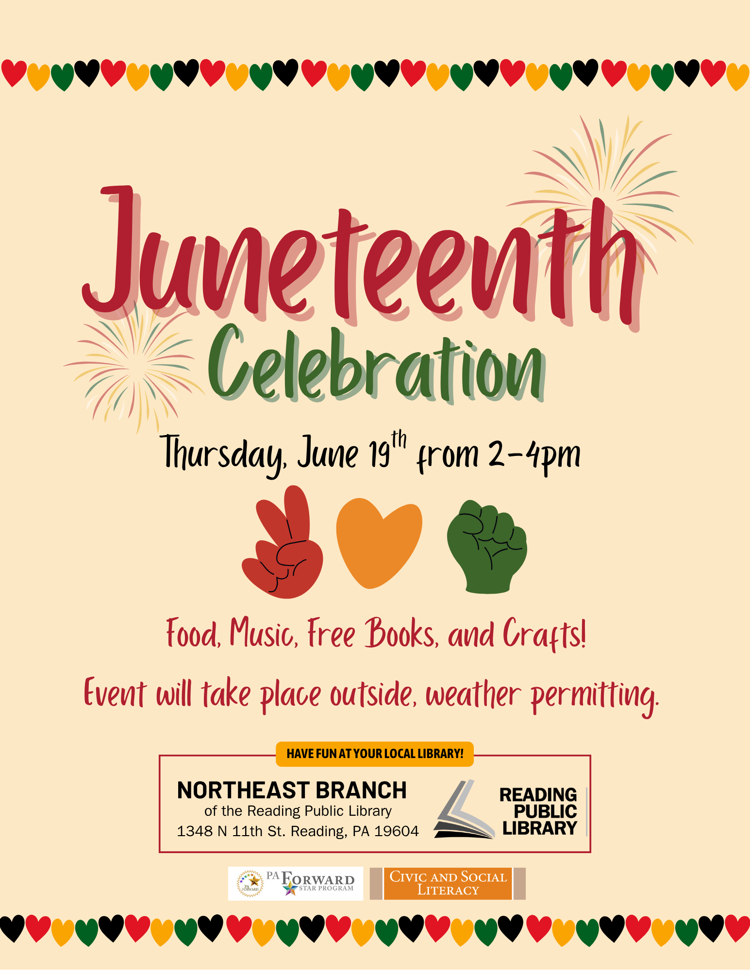 Juneteenth Celebration - Reading Public Library
