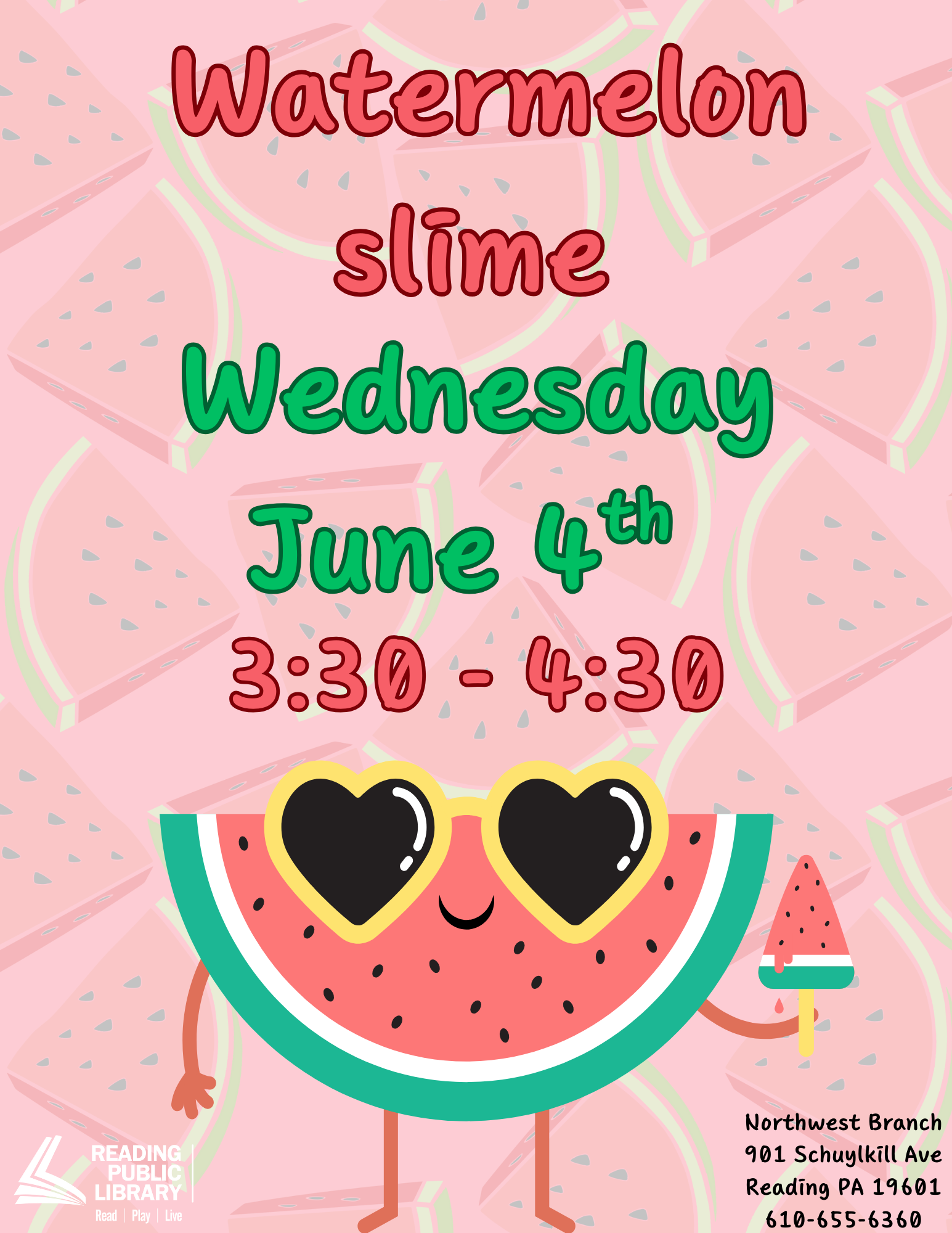 STEM: Watermelon slime - Reading Public Library