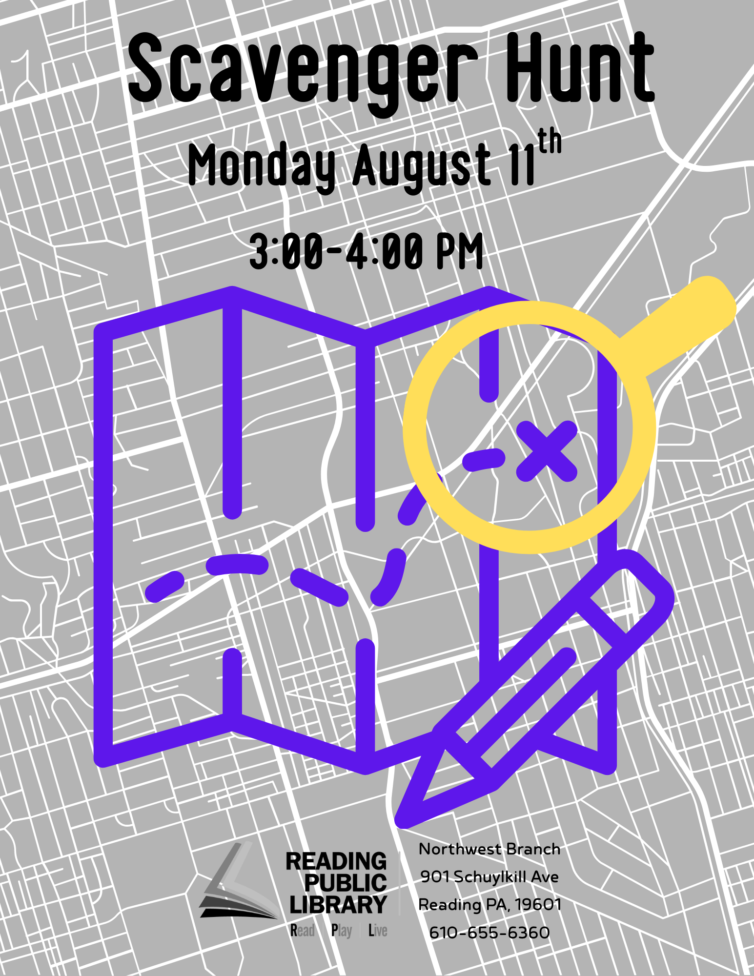 Game Night: Library Scavenger Hunt! - Reading Public Library