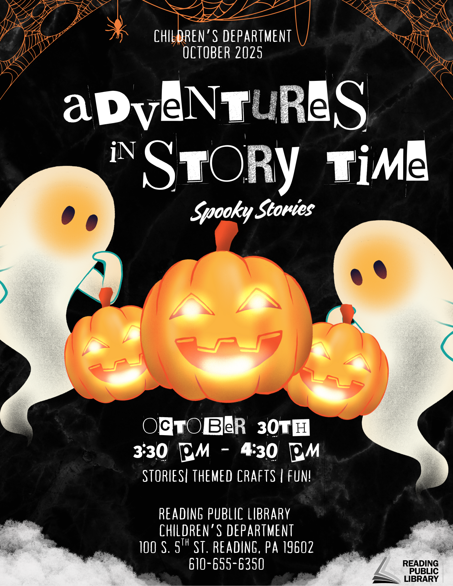 Adventures in Story Time: Spooky Stories - Reading Public Library