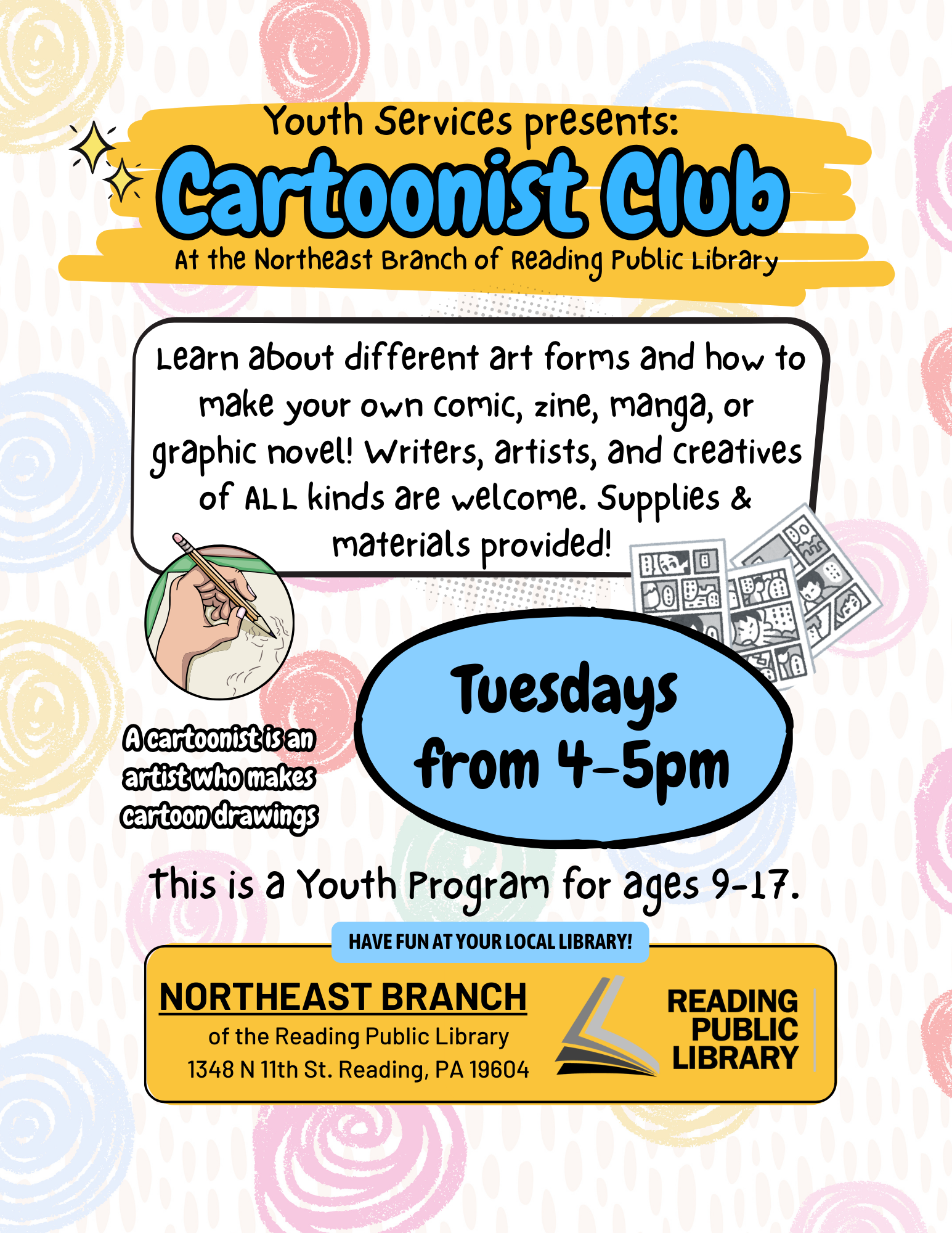 Cartoonist Club - Reading Public Library
