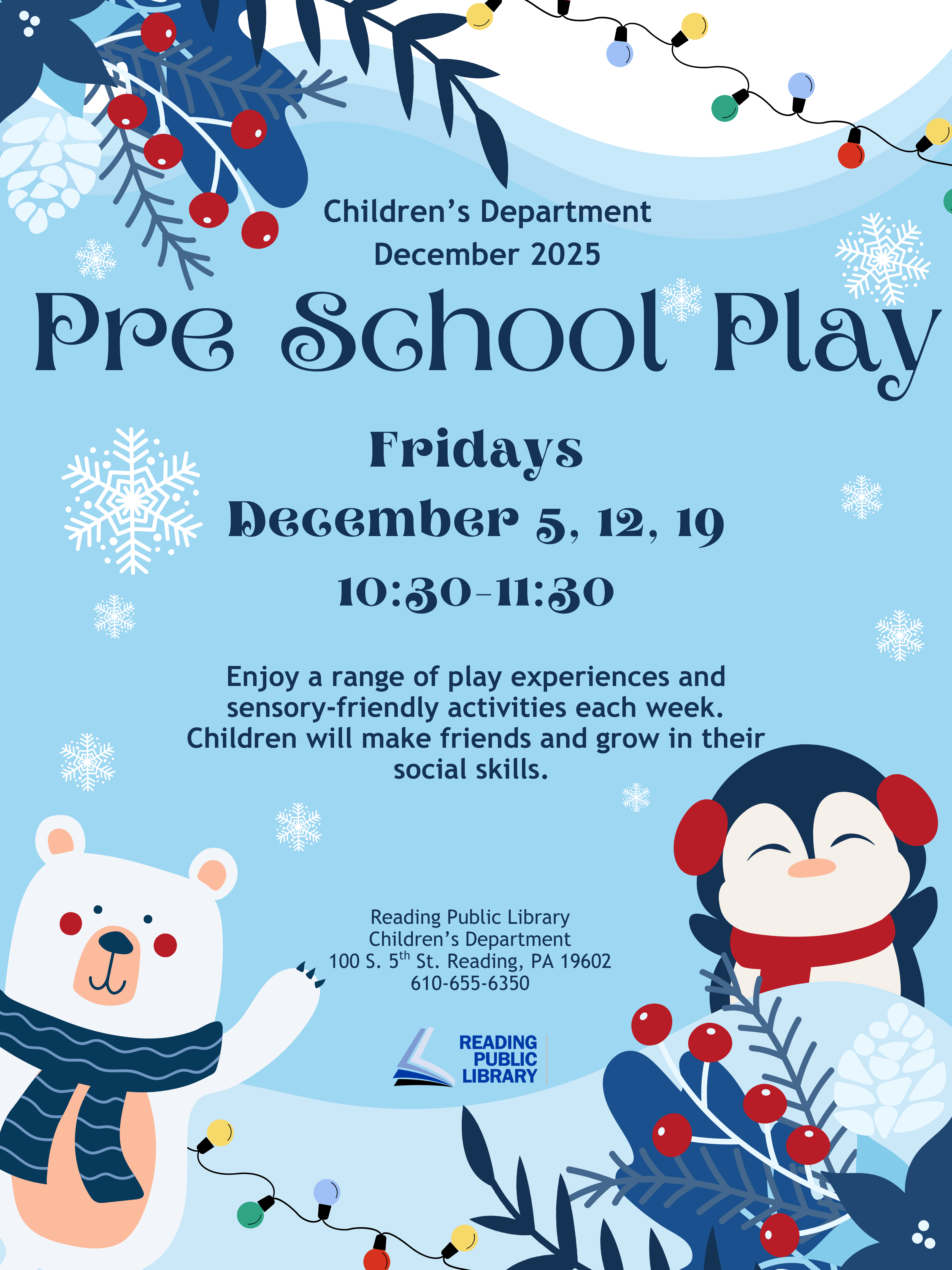 Pre School Play - Reading Public Library