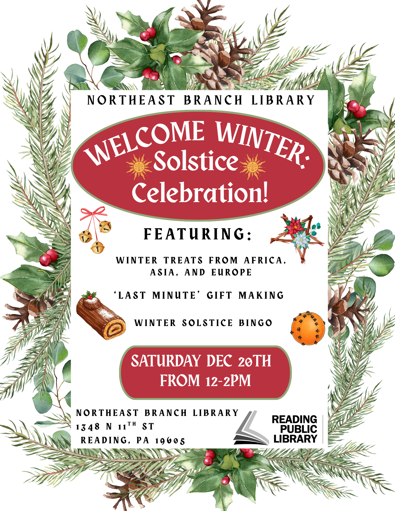 Welcome Winter: Solstice Celebration! - Reading Public Library